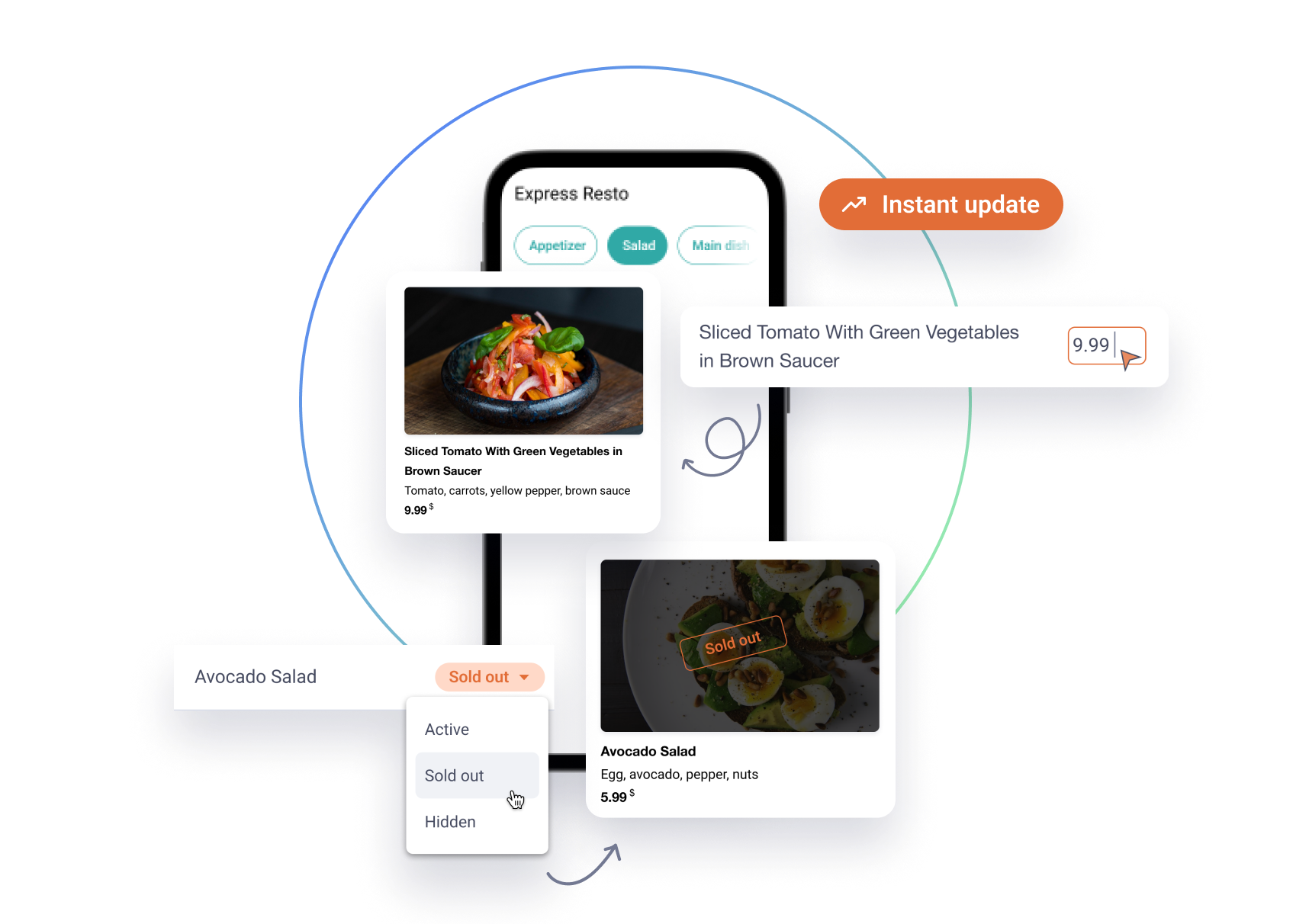 Digital Menu for Restaurants, with QR Code - Menubly