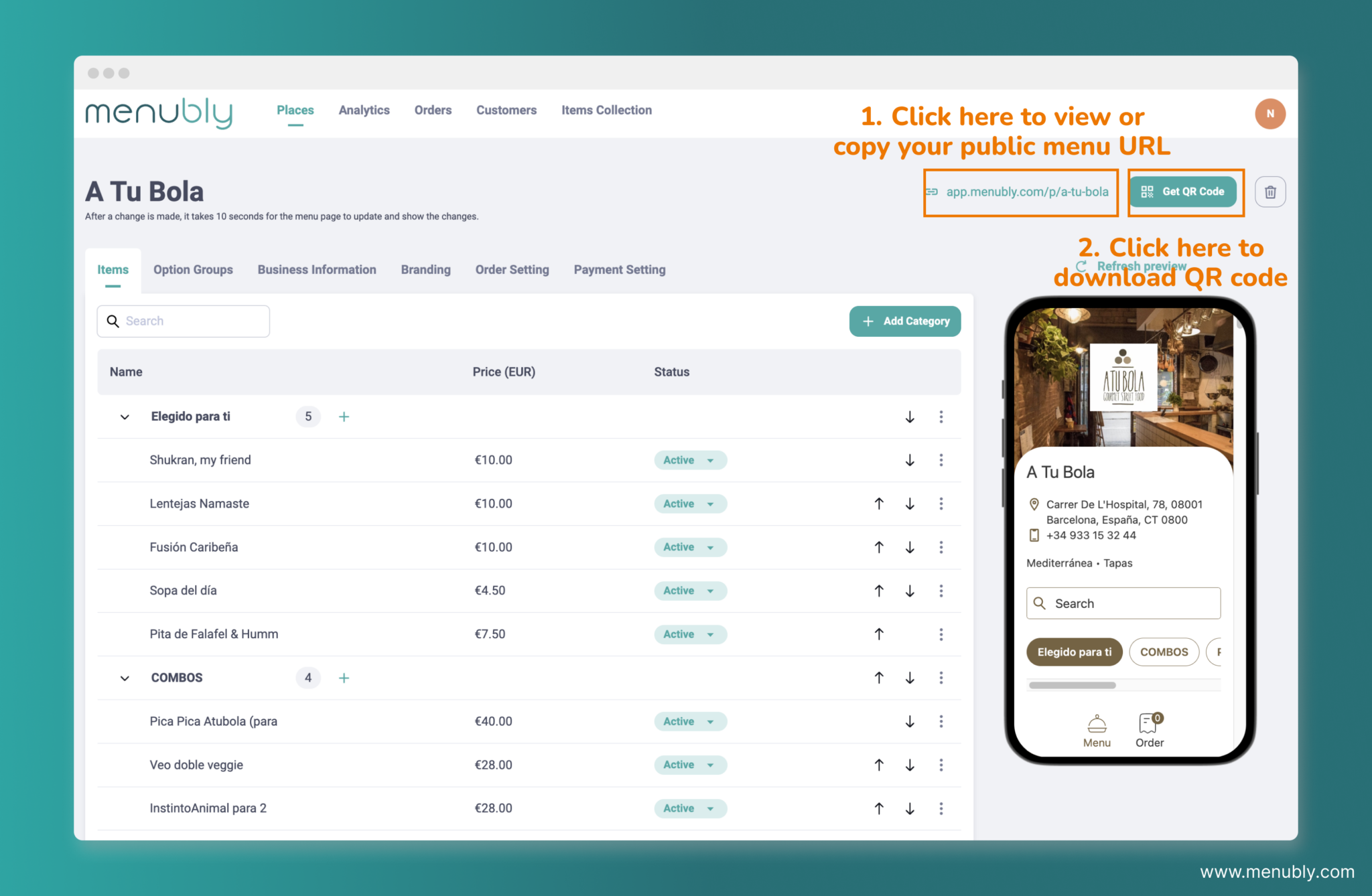 How to Create a QR Code Menu for Your Restaurant - Menubly