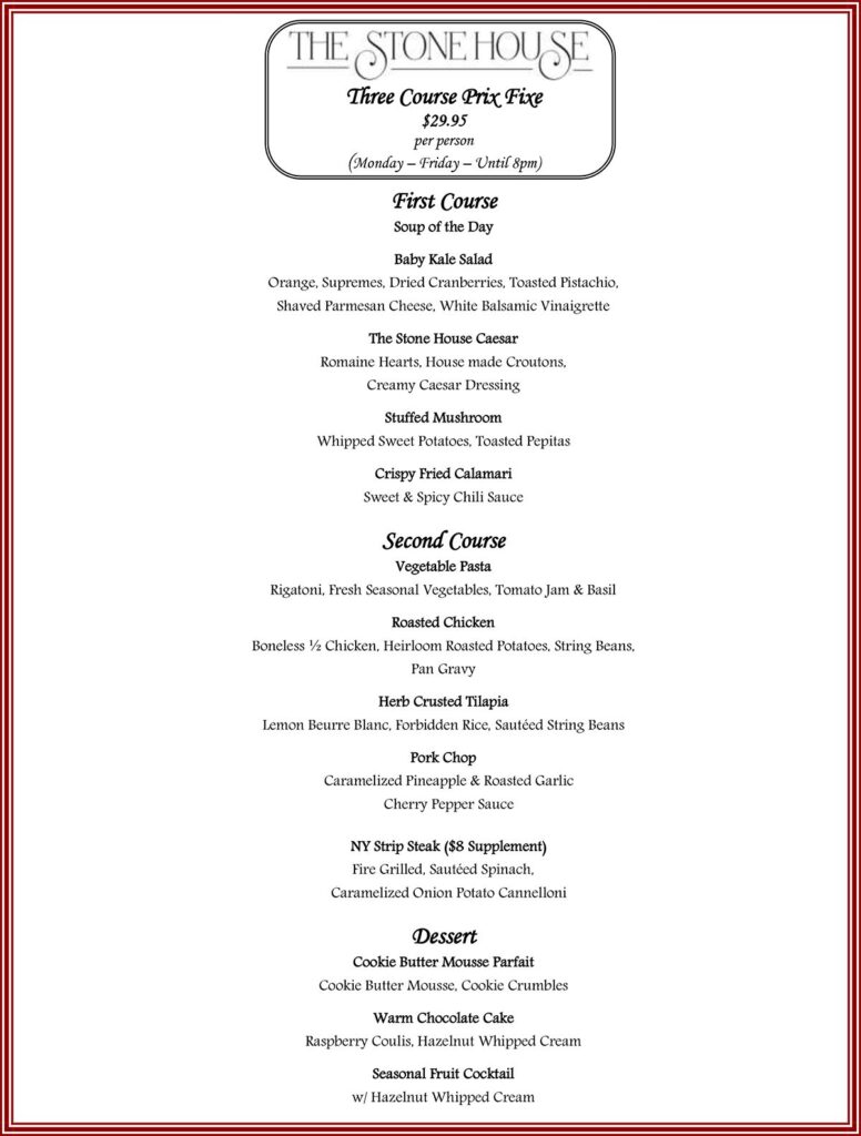 Table d’Hote Menu - Meaning and Examples - Menubly