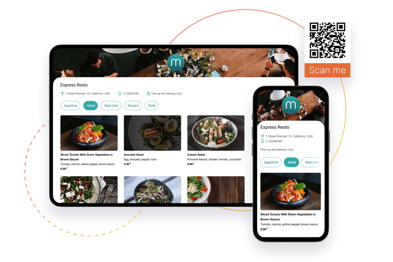 Digital Menu for Restaurants, with QR Code - Menubly