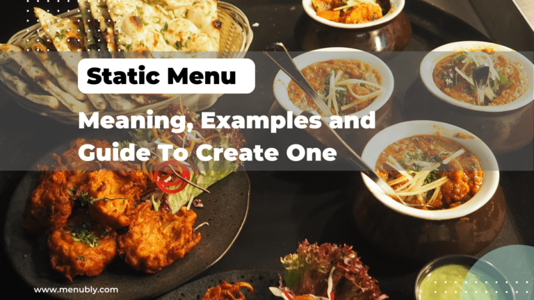 Static Menu - Meaning, Examples and Guide to Create One - Menubly