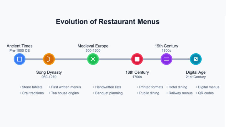 The origin and history of restaurant menus - Menubly