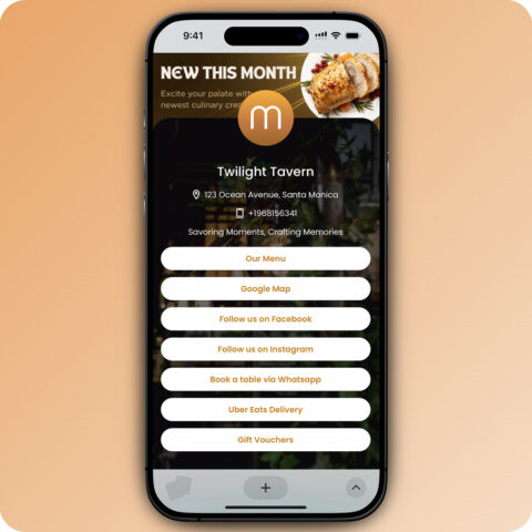 Free Digital Menu For Restaurants, with QR Code - Menubly